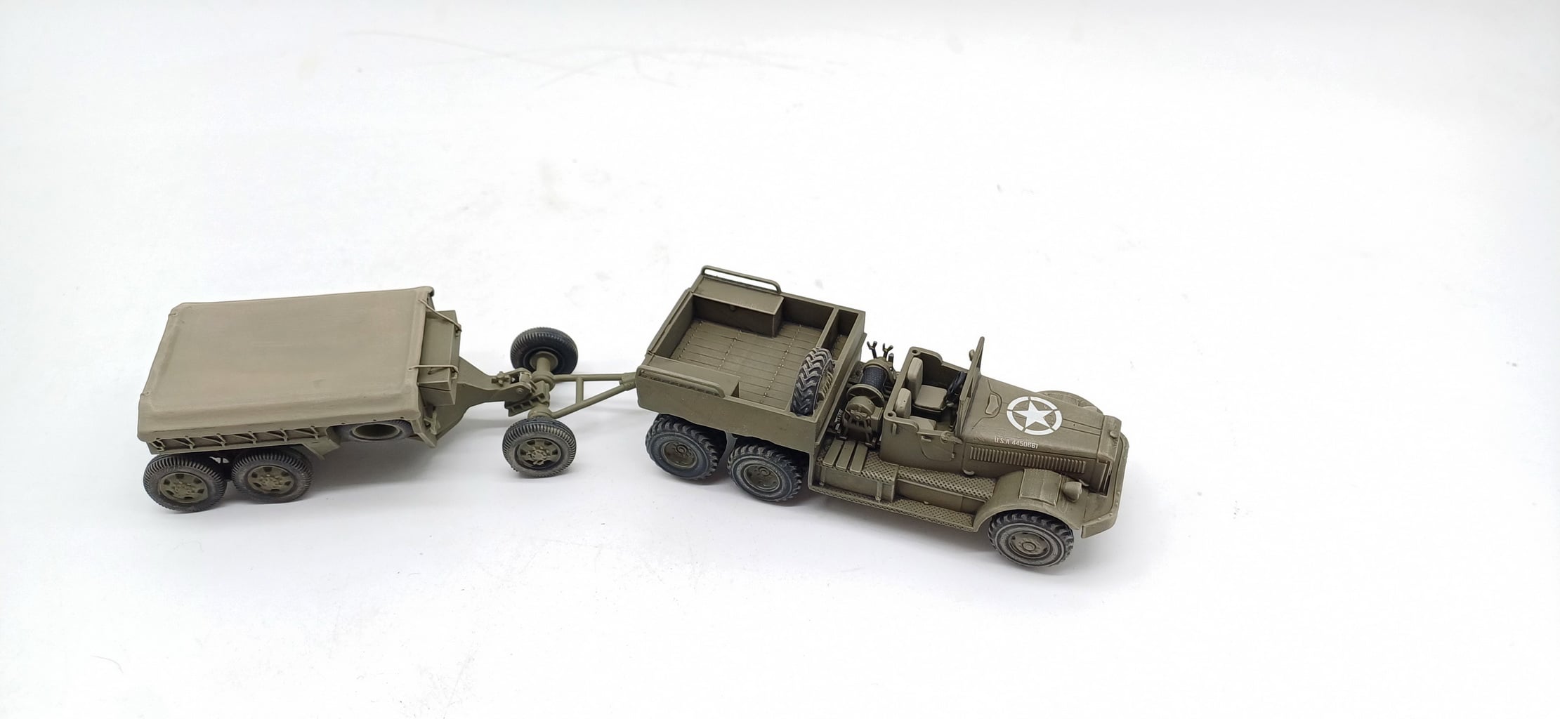 Diamond T980 truck (M20, 12-ton, 6x4) + 12-wheel M9 Rogers trailer (US, WW2) by Wargame3D ...